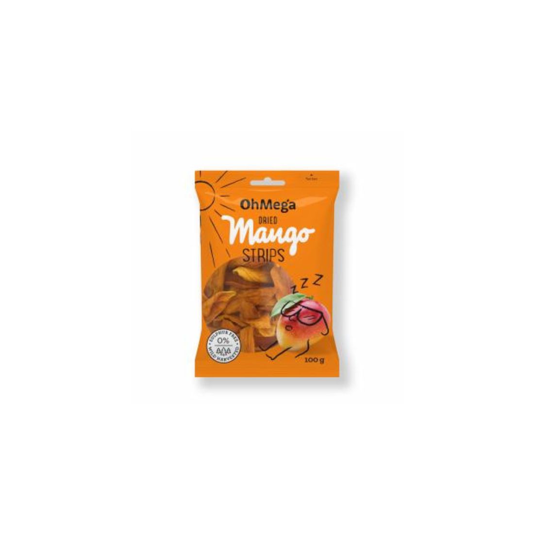 Oh Mega Dried Mango Strips 100g | Healthy Snack in Centurion SA