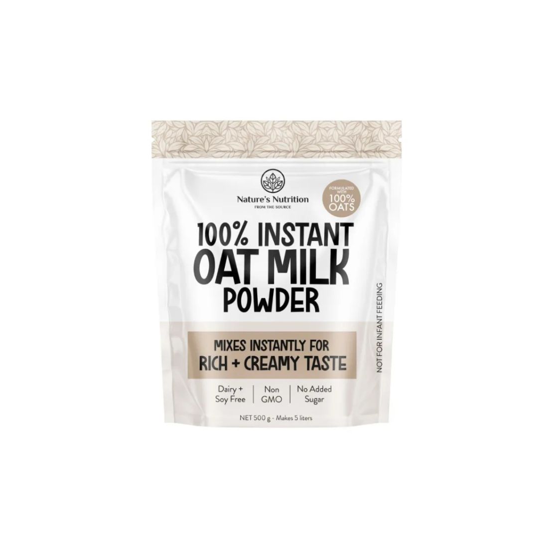 Nature's Nutrition 100% Instant Oat Milk Powder – Dairy-Free, Vegan ...